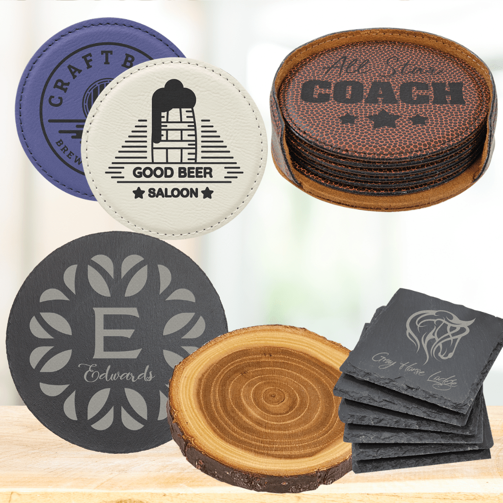 Personalized Coasters + Trivets | LightForce Laser Engraving