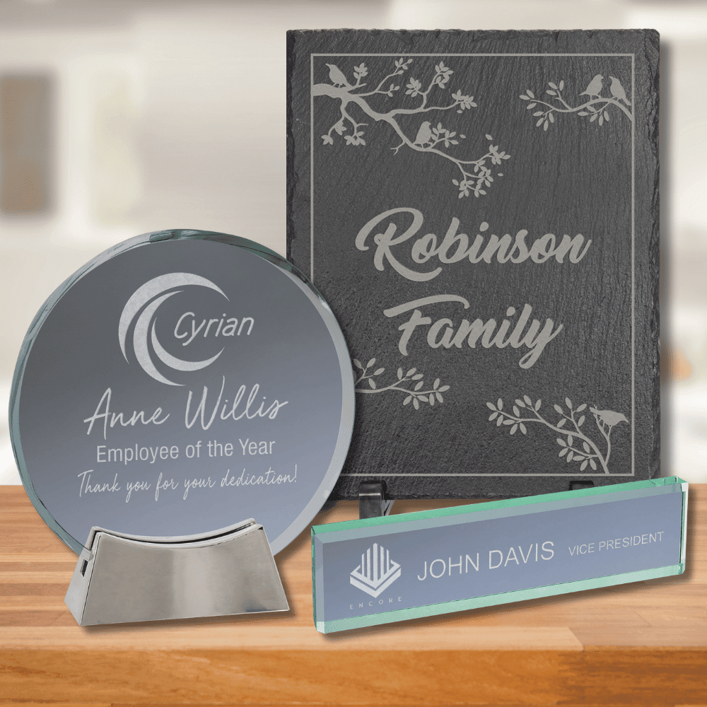 Desk and Tabletop Signs | LightForce Laser Engraving, LLC