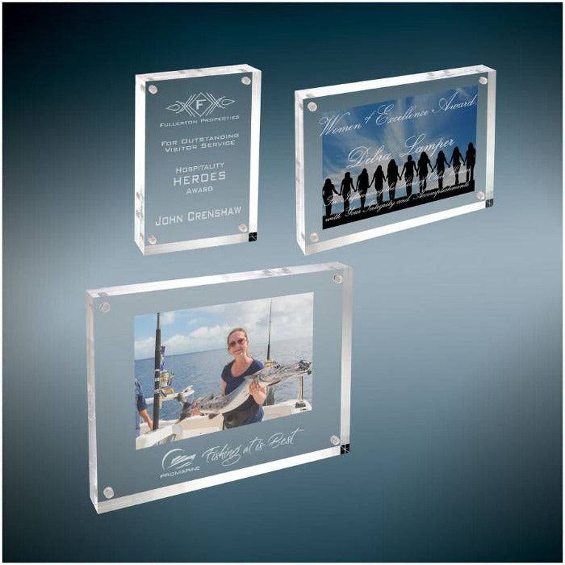 Clear Magnetic Acrylic Frame | Lightforce Laser Engraving