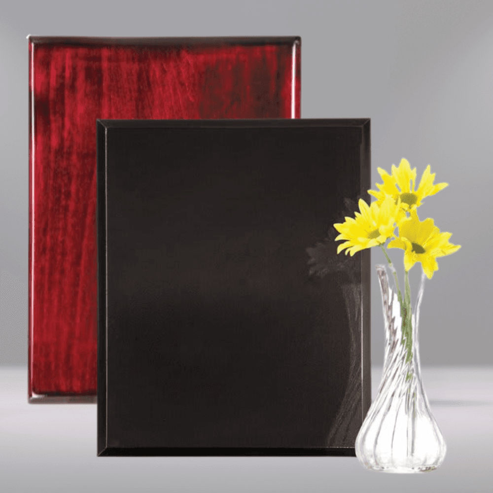 Premium Piano Finish Plaque Boards with Custom Engraving