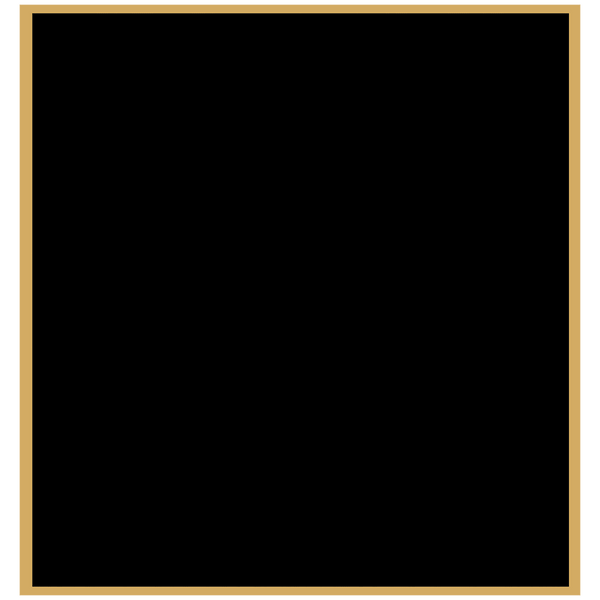 Black Brass Plates with Gold Border for Plaques and Displays