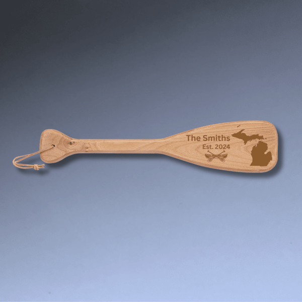 Engraved Boat Paddle Signs - Personalized Nautical Wall Decor